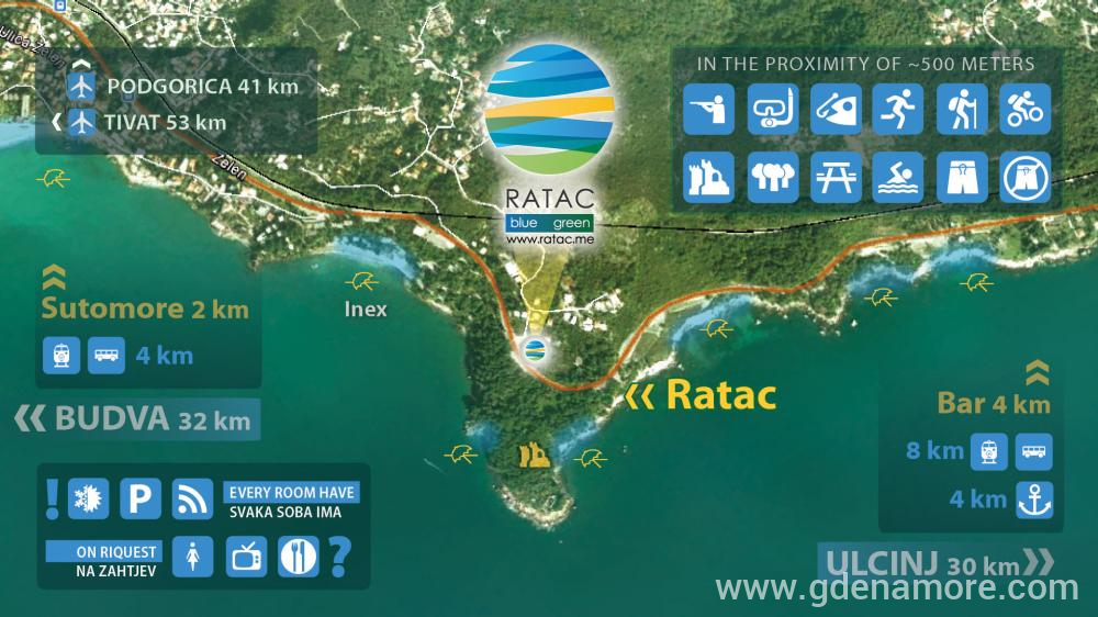 Privatan smeštaj RATAC blue green u mestu Bar, Crna Gora | Gde Na More ...